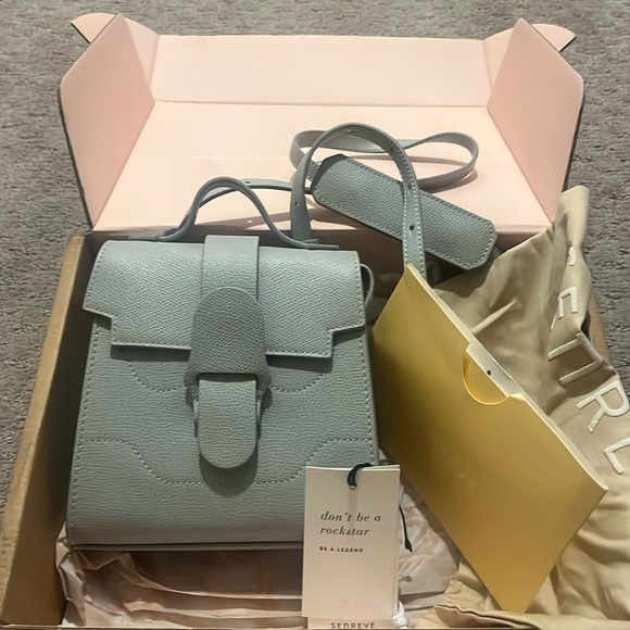 Senreve | Bags | Senreve Mini Alunna Pebbled Ice Silver | Poshmark